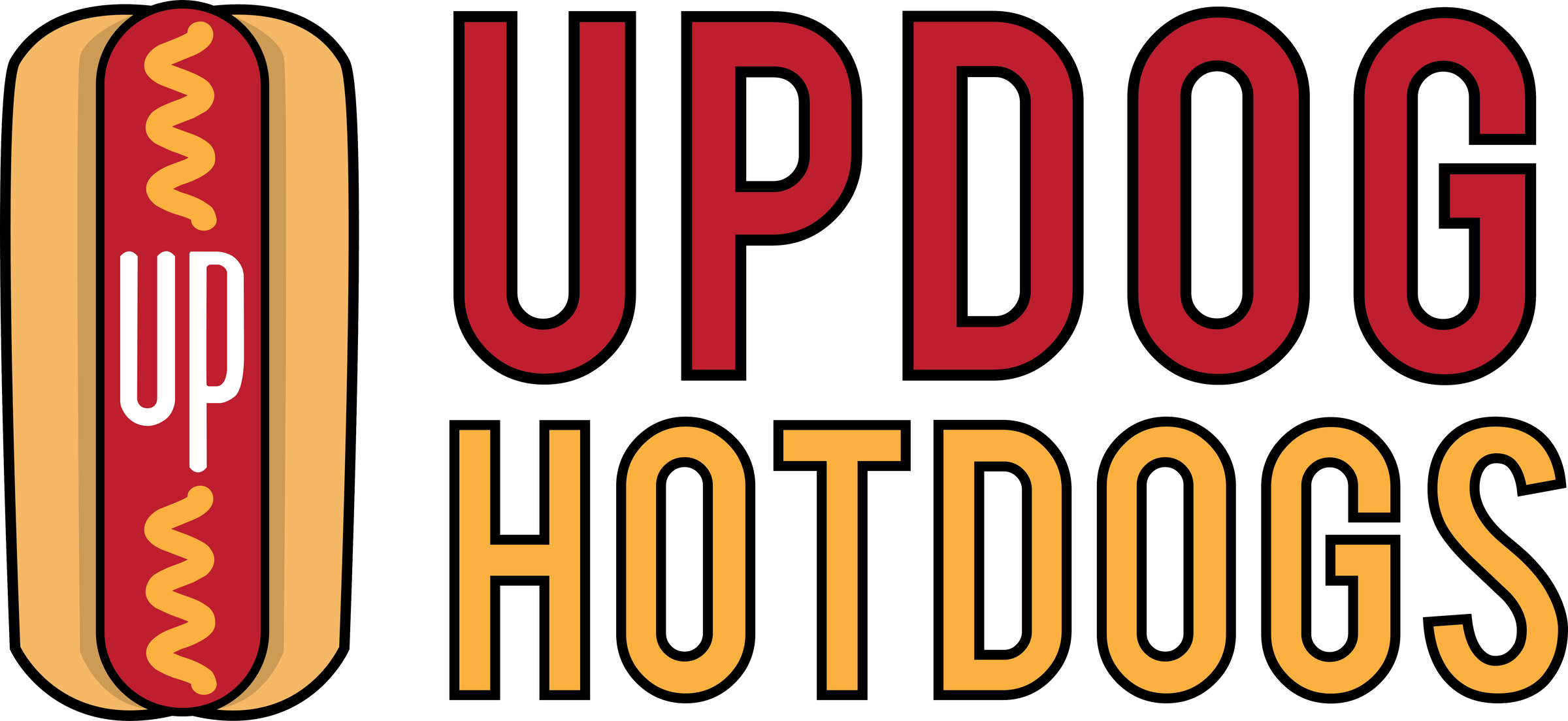 UpDog Hot Dogs logo